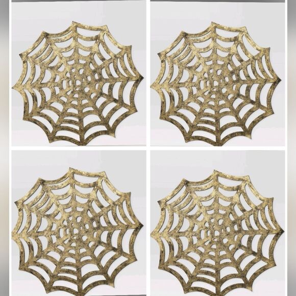 Threshold | Kitchen | New Threshold Halloween Spider Webfaux Leather ...